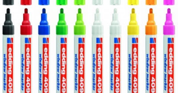Flomaster (marker) EDDING 4095 kredni, (2-3mm)